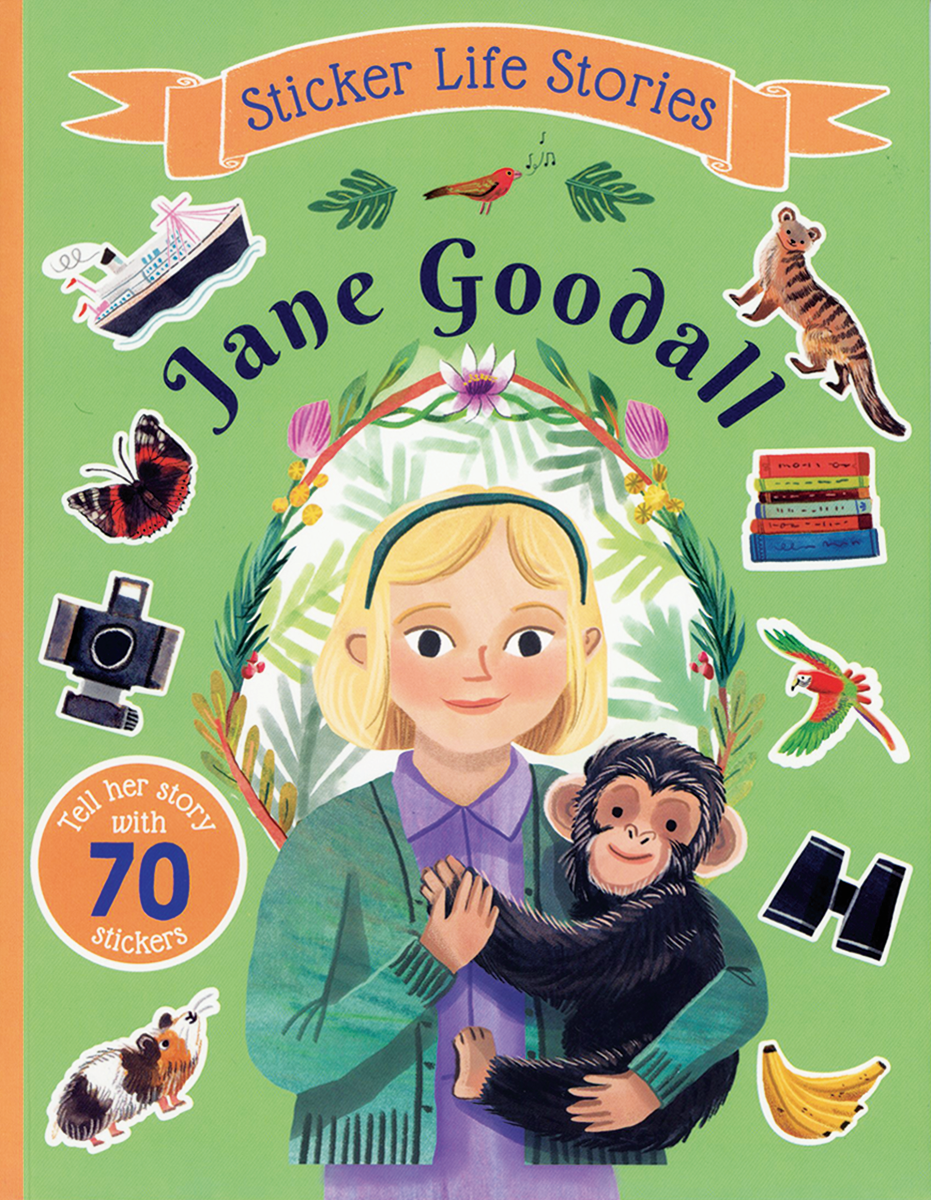 Sticker Life Stories: Jane Goodall – Because Science