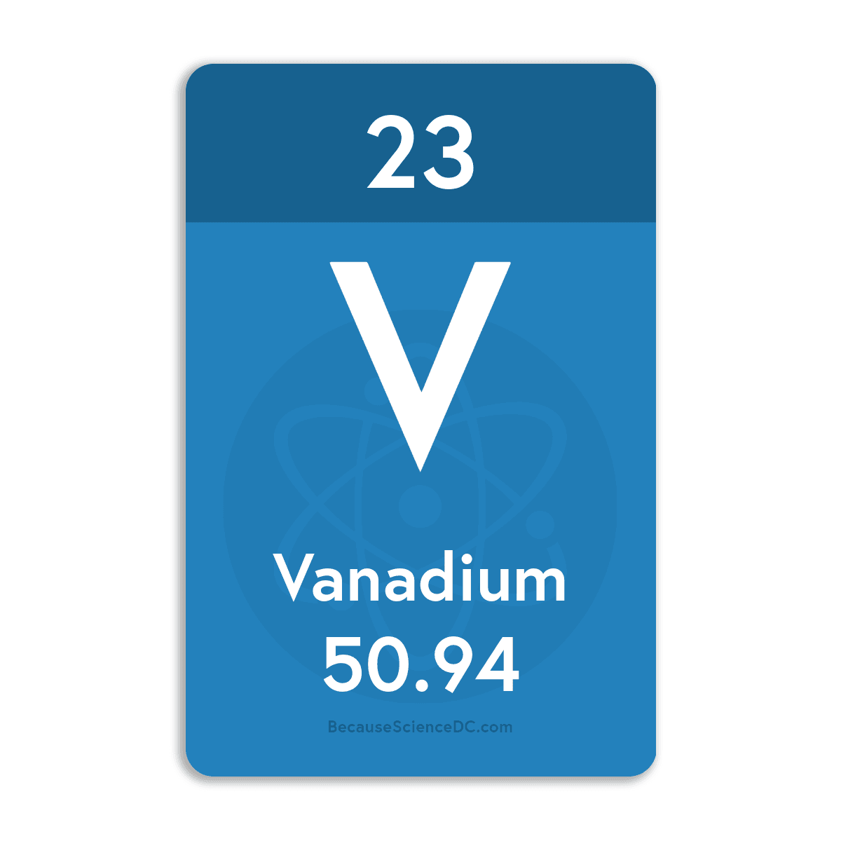 Vanadium Element - Vinyl Sticker – Because Science
