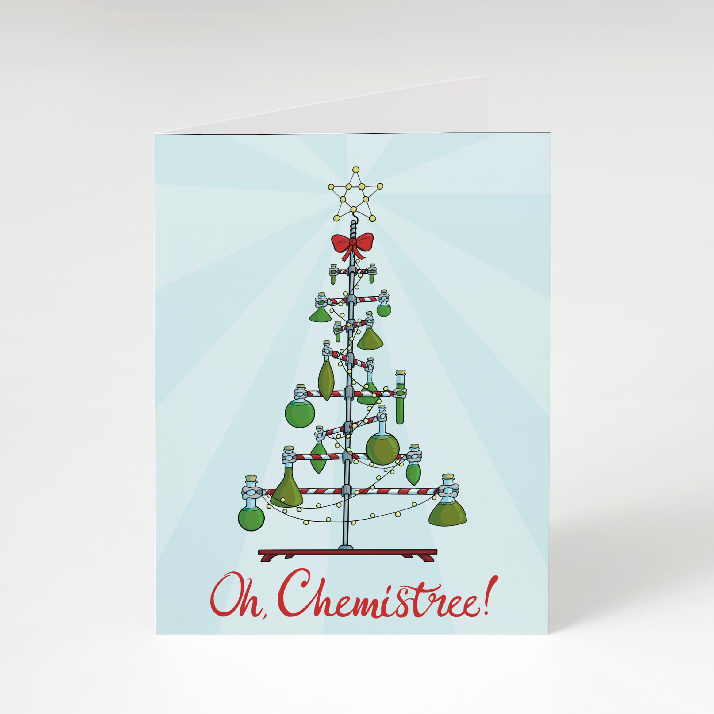 Oh, Chemistree! - Set of 8 Holiday Greeting Cards – Because Science