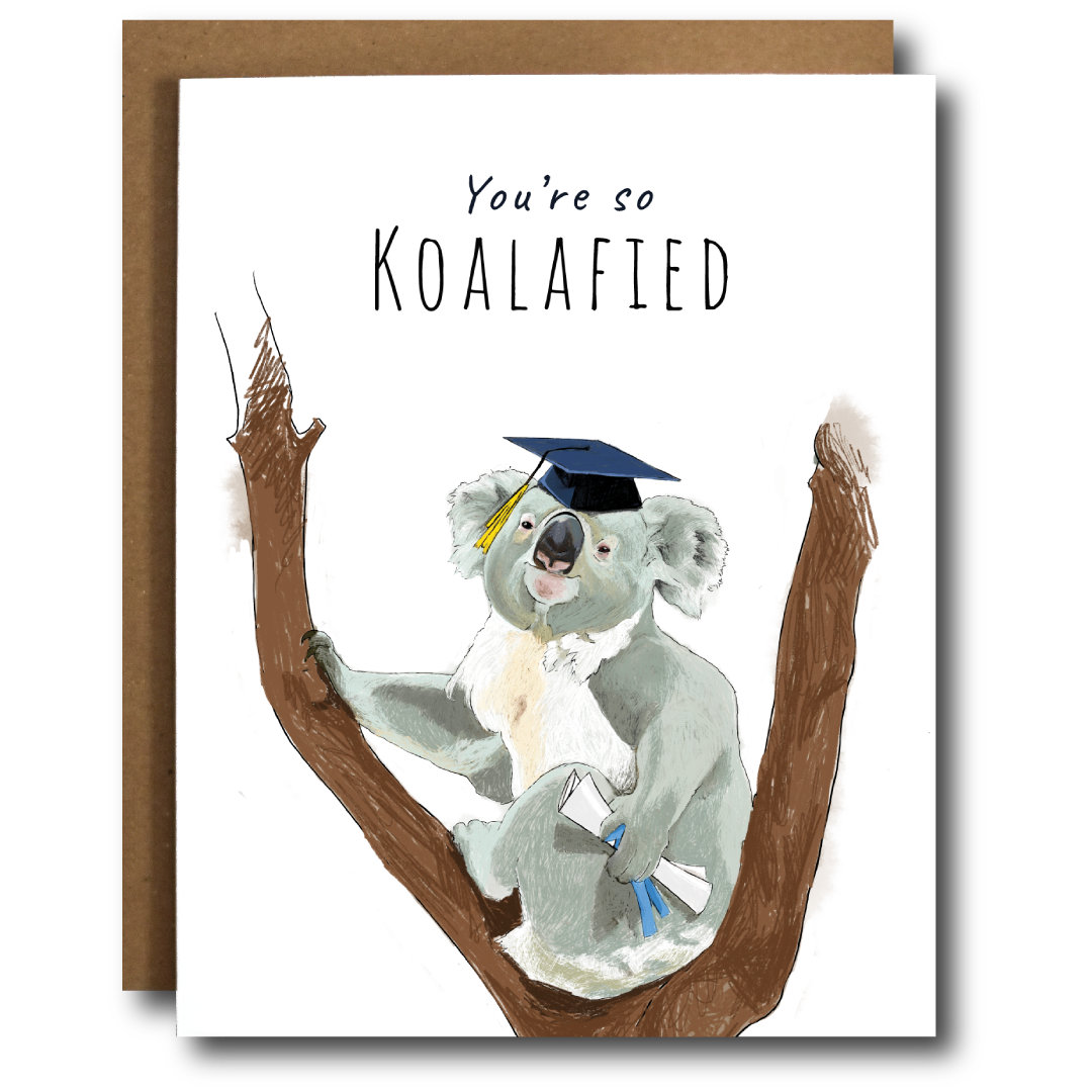 Koalafied - Graduation Greeting Card – Because Science