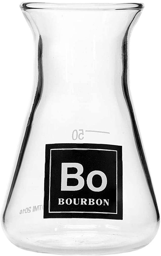 Bourbon Element - Erlenmeyer Flask Shot Glass (80 mL) – Because Science