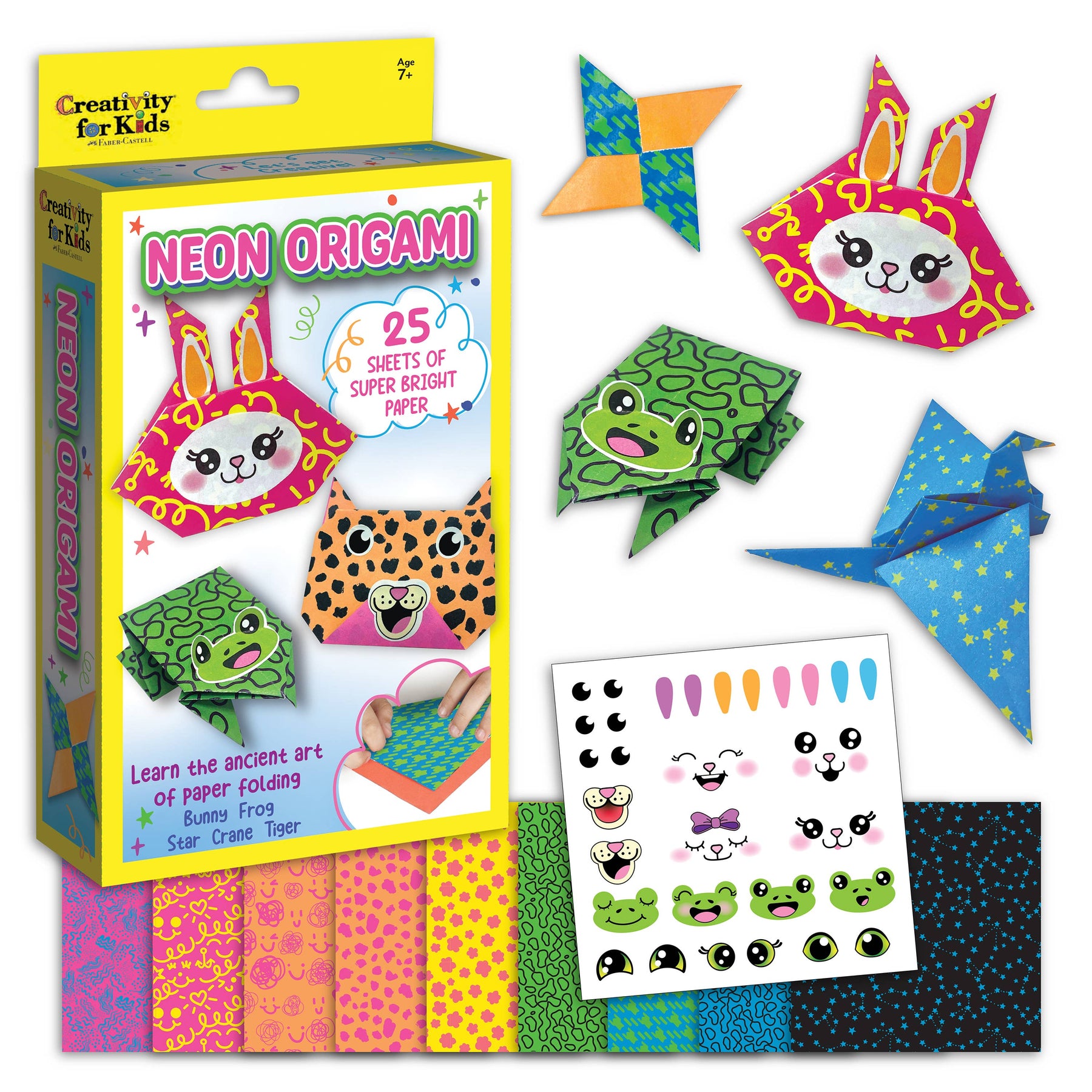 Neon Origami Mini Kit - DIY Craft for Kids – Because Science