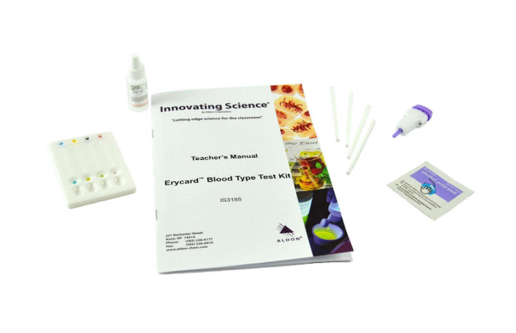 Erycard ABO/RH Blood Typing Lab Kit – Because Science