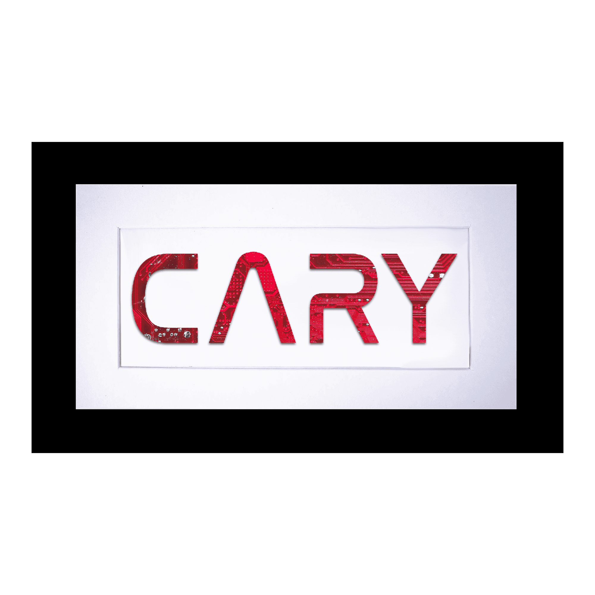 Custom Name Art in NASA font Circuit Board Art - 5x10 – Because Science