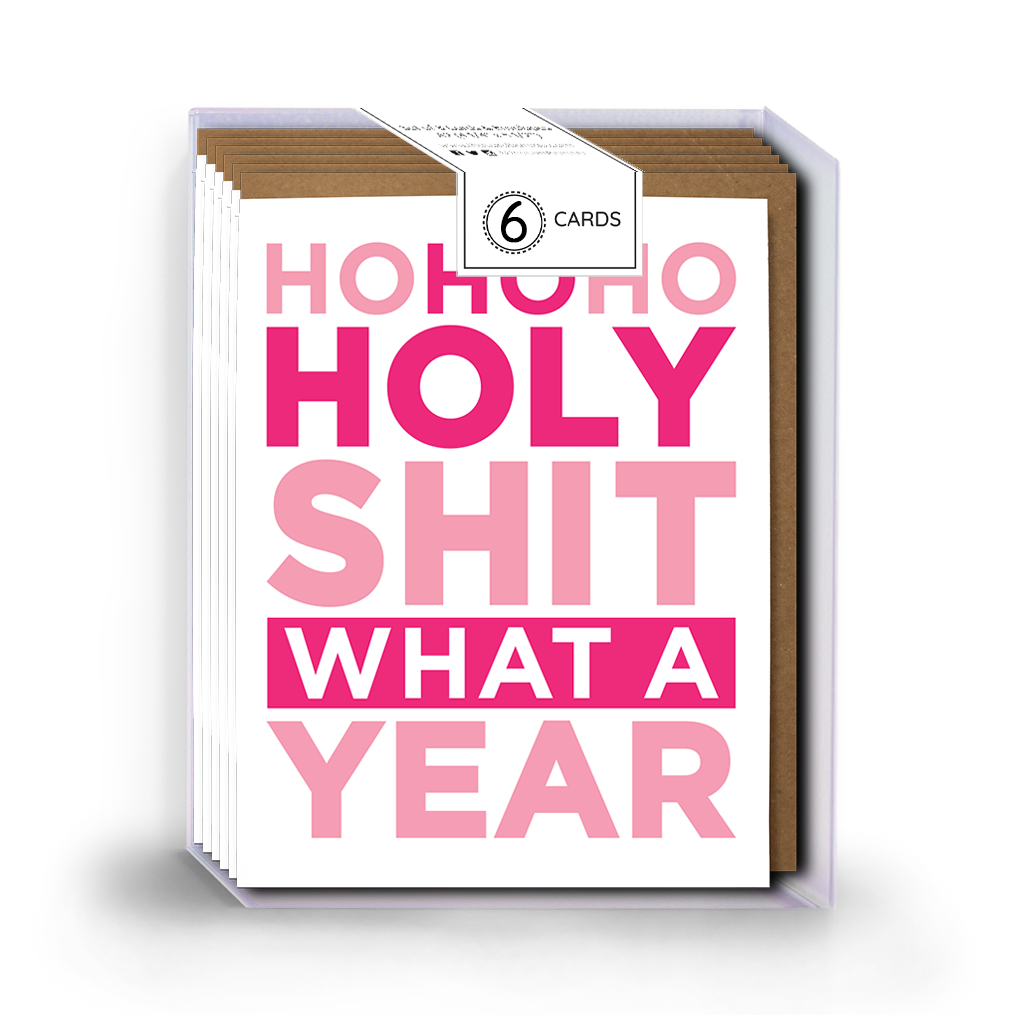 Ho Holy Shit Holiday Card - Box Set of 6 – Because Science