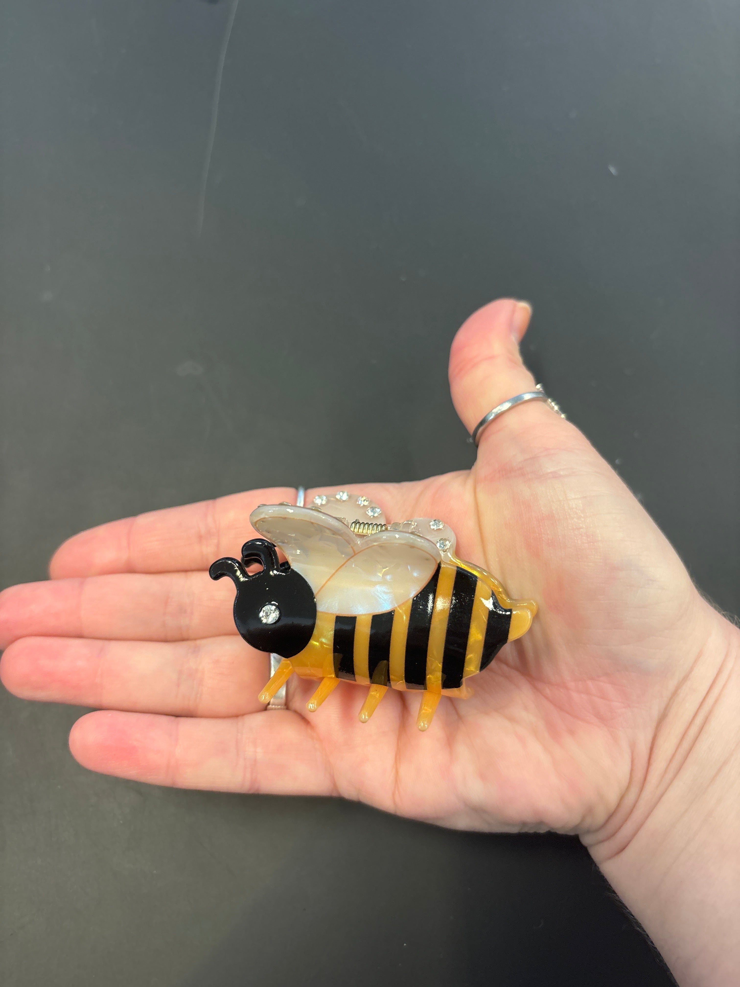 Bumblebee Bling Hair Claw Clip – Because Science