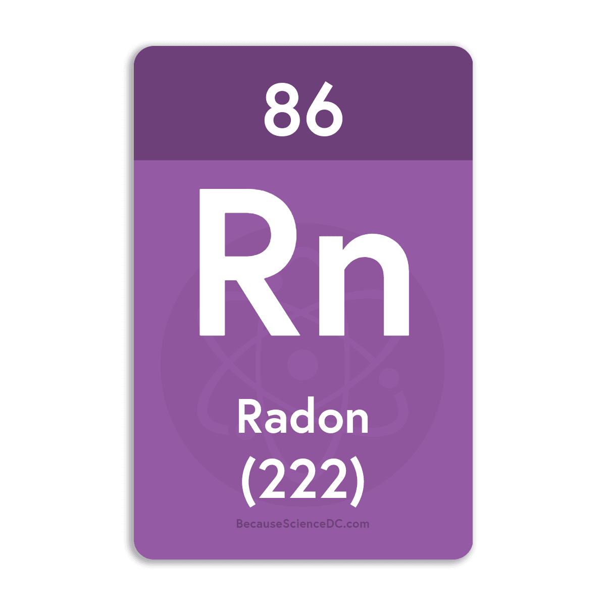 Radon Element - Vinyl Sticker – Because Science