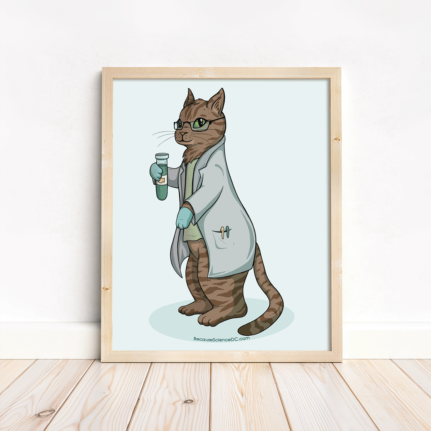 Smarty Cat - Print 8x10 – Because Science