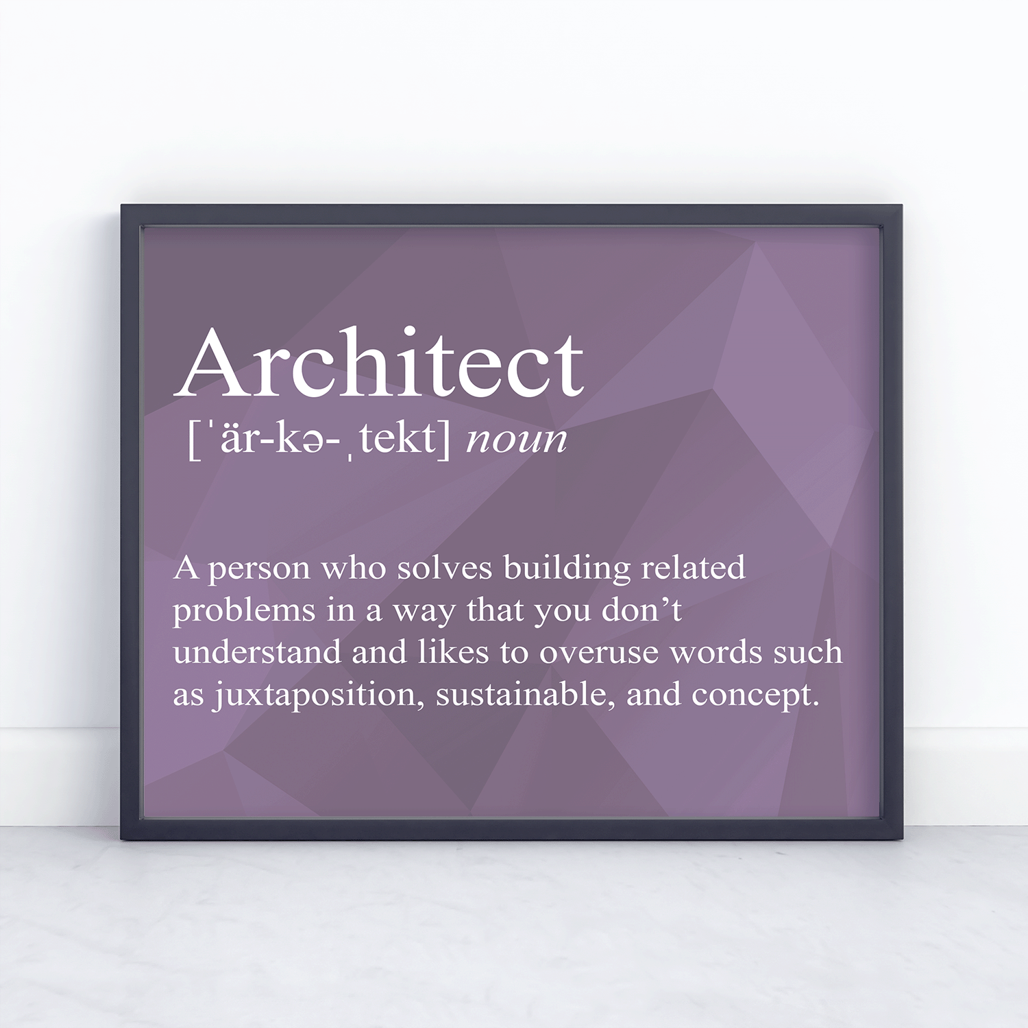 Architect Snarky Definition - Print 8x10 – Because Science