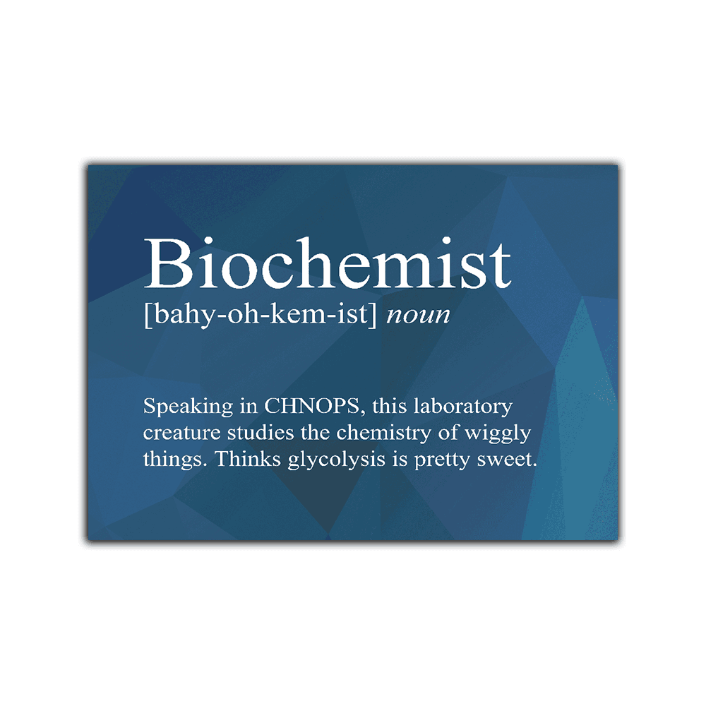 Biochemist Definition - Vinyl Sticker – Because Science
