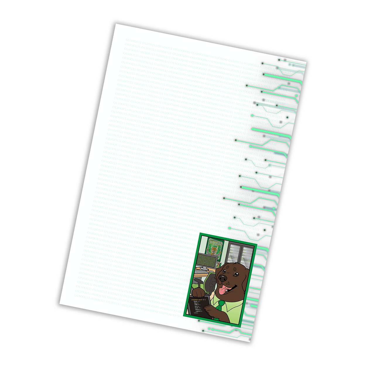The STEM Dogs: Chocolate Lab Computer Science - Notepad – Because Science