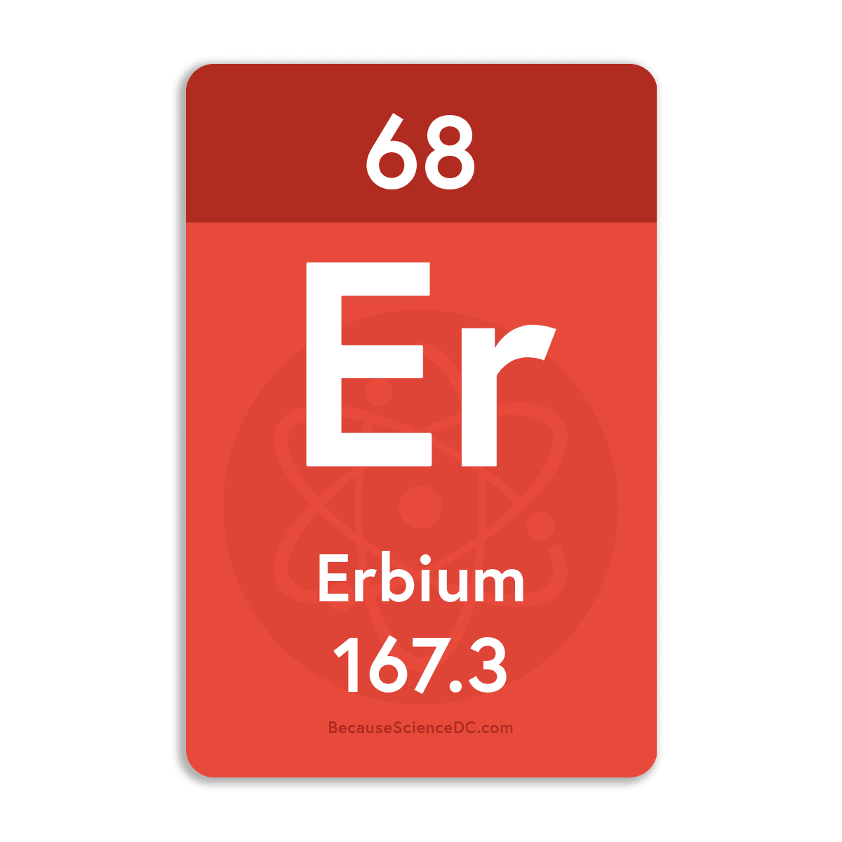 Erbium Element - Vinyl Sticker – Because Science