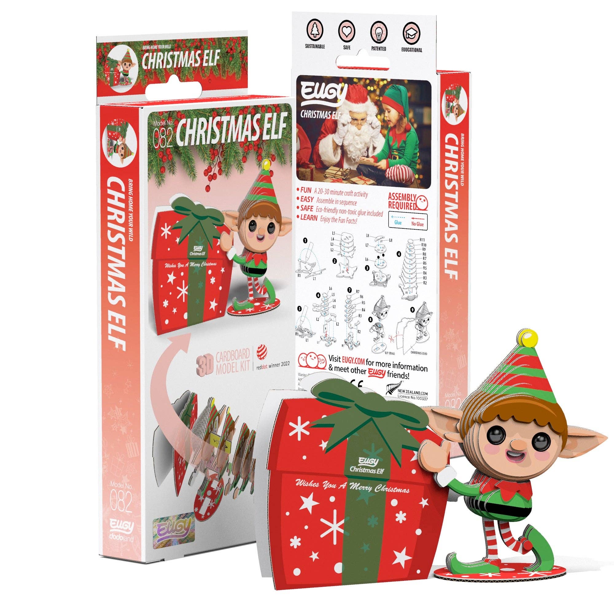 Christmas Elf EUGY - 3D Puzzle – Because Science