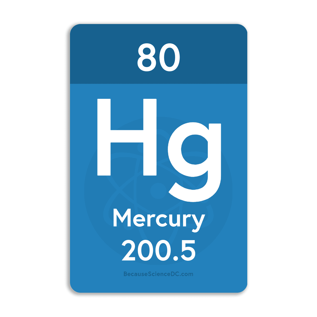 Mercury Element - Vinyl Sticker – Because Science