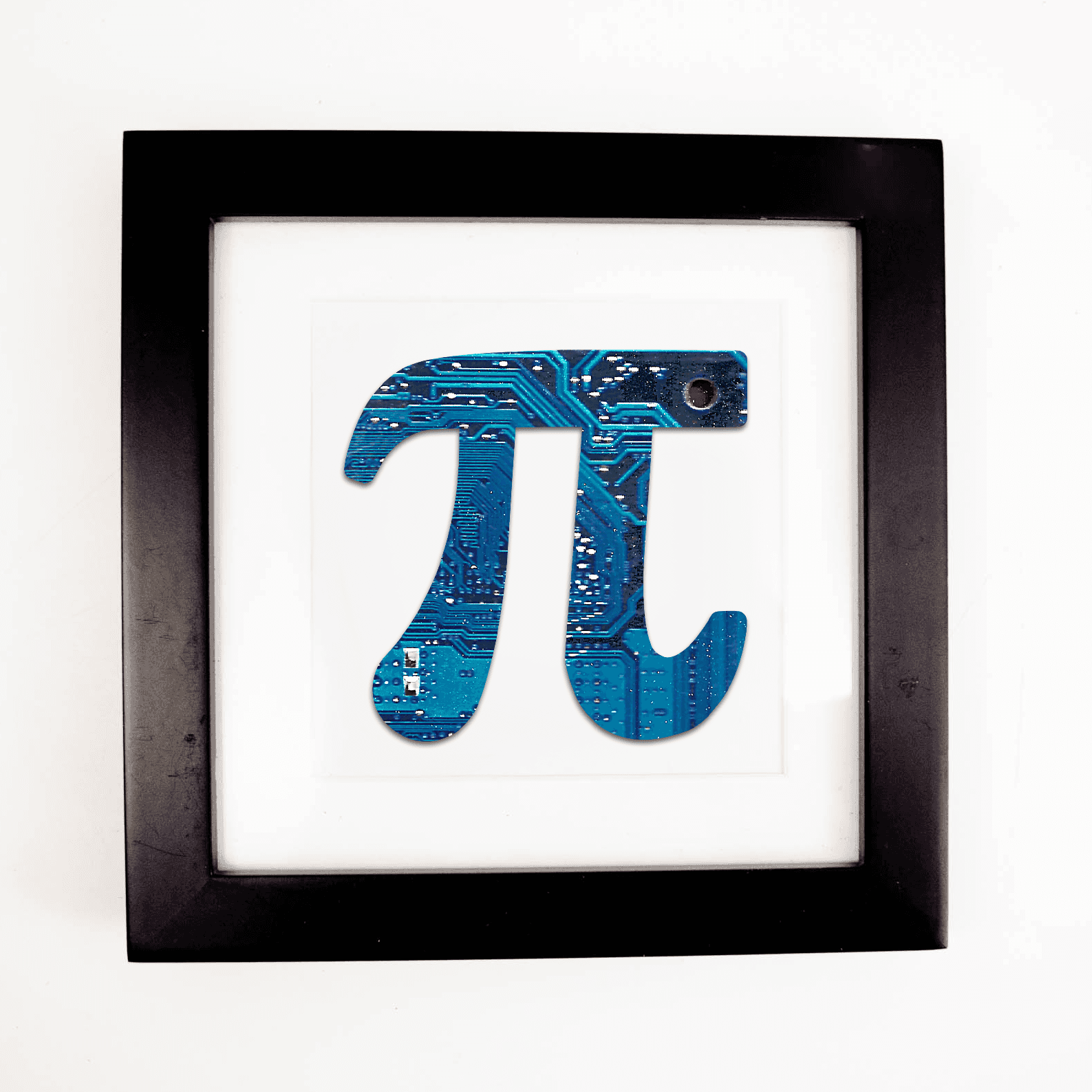 Pi Circuit Board Art - Mini Square – Because Science
