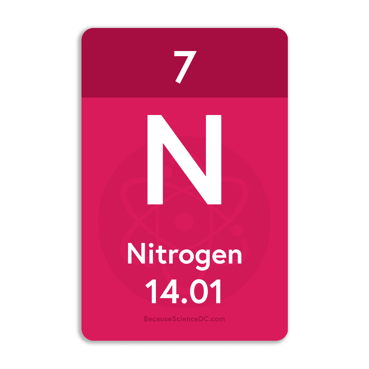 Nitrogen Element - Vinyl Sticker – Because Science