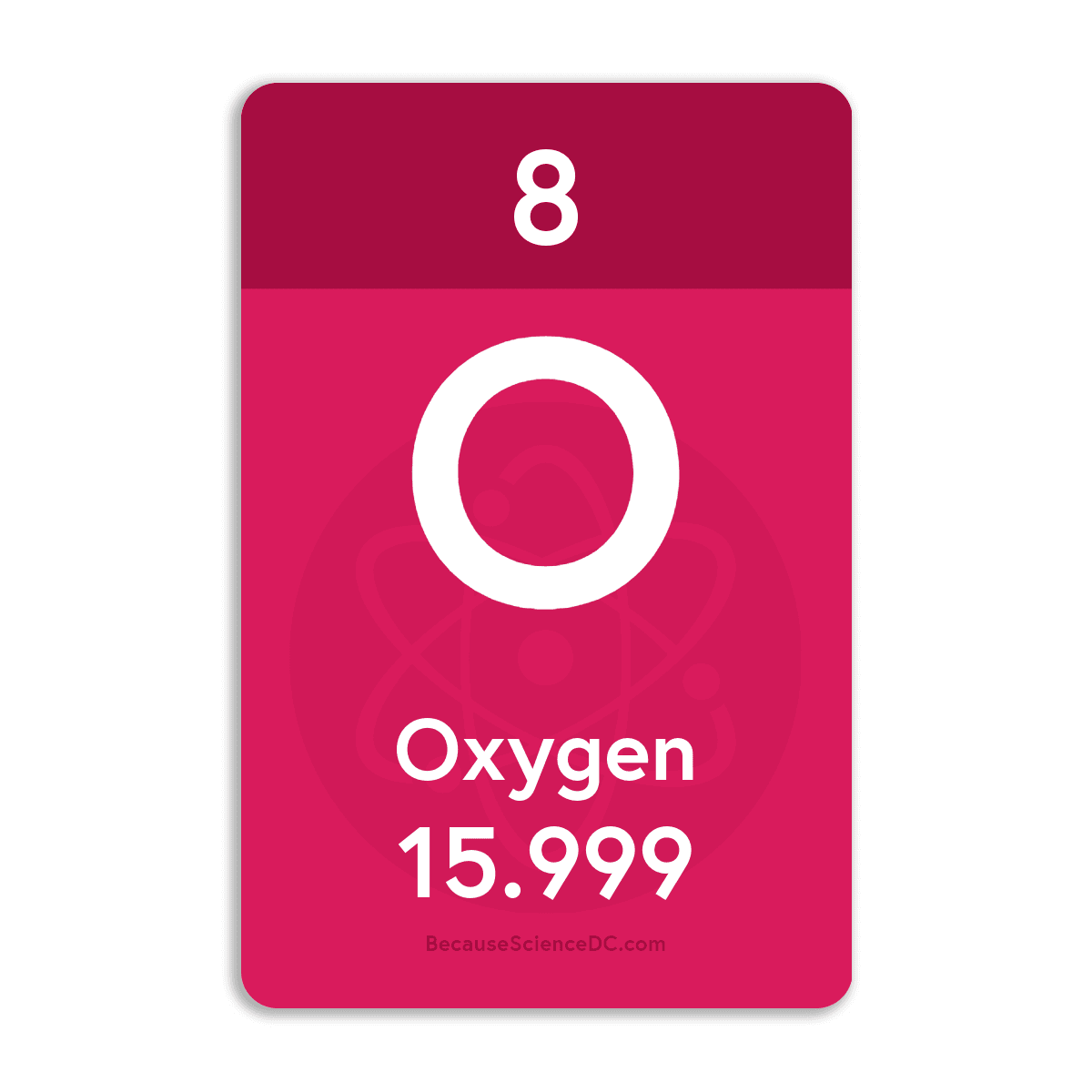 Oxygen Element - Vinyl Sticker – Because Science
