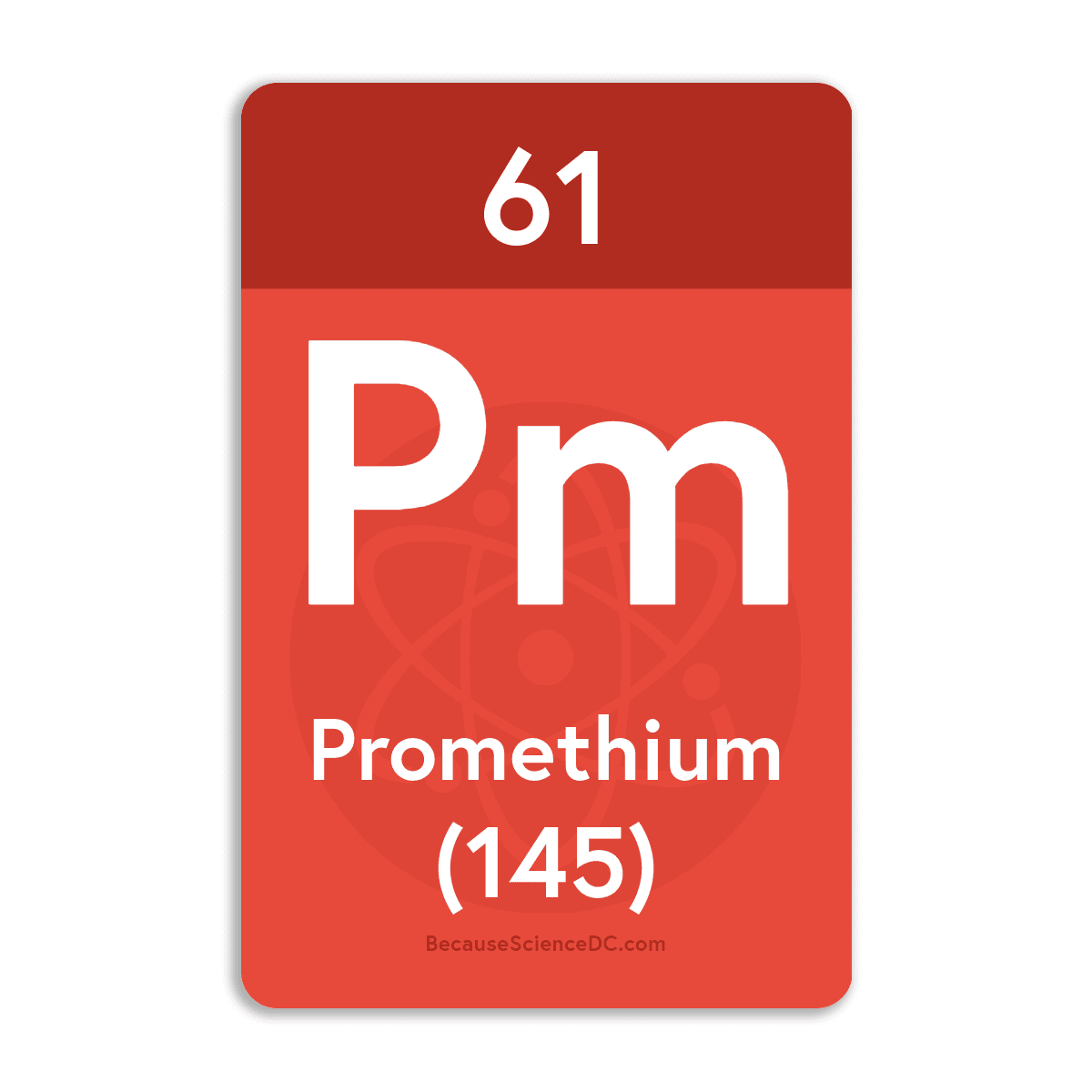 Promethium Element - Vinyl Sticker – Because Science