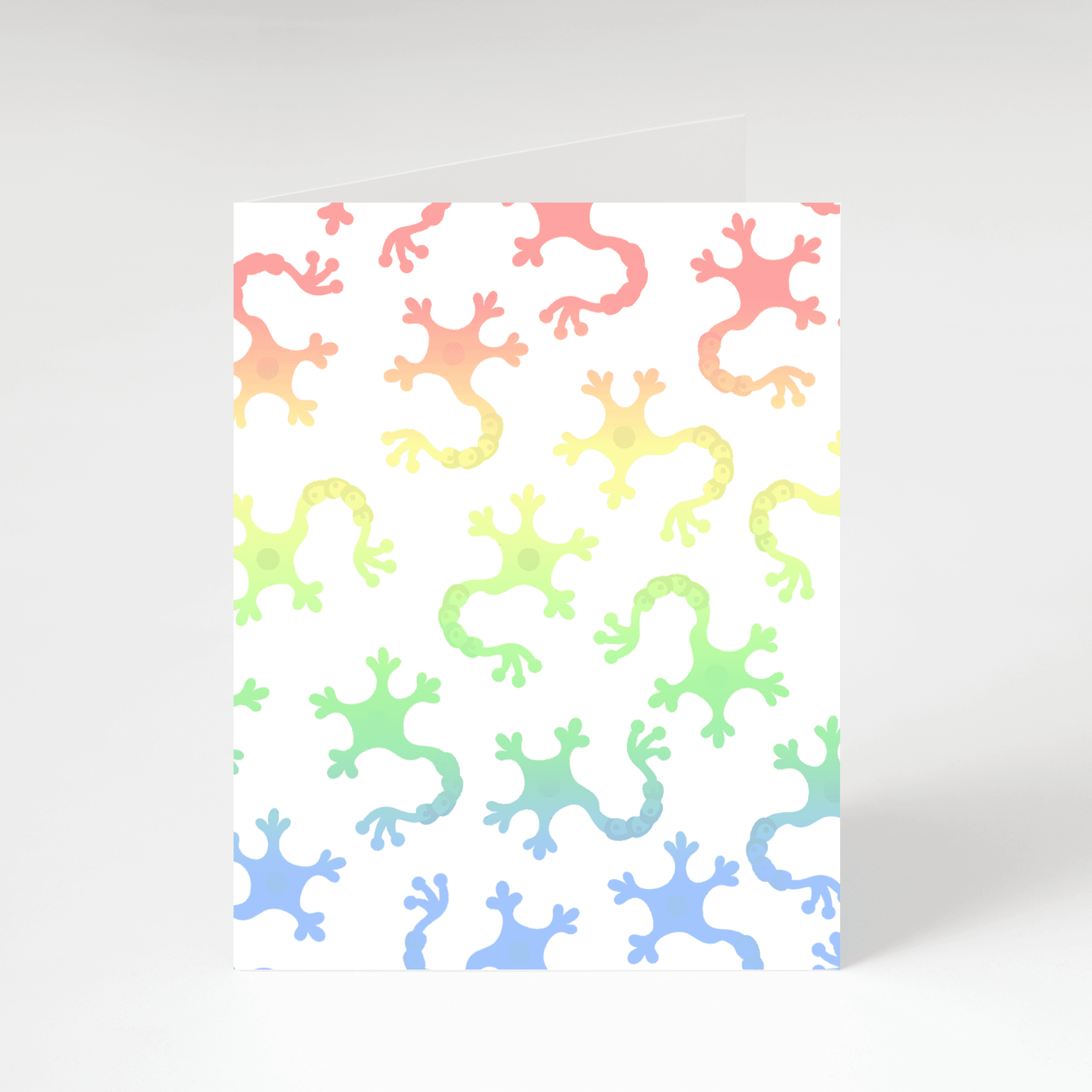 Rainbow Neuron - Greeting Card – Because Science