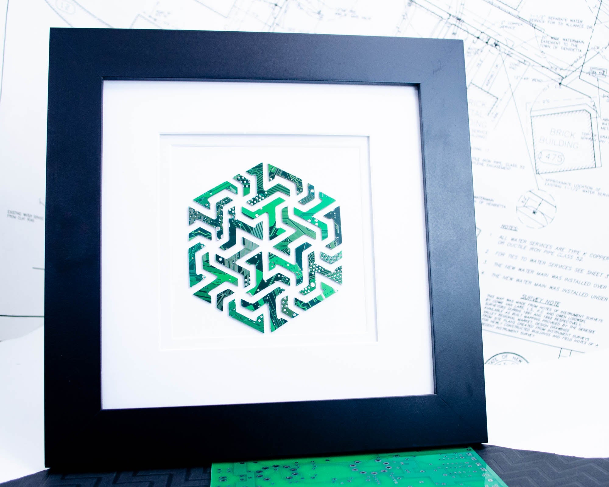 Tessellations Circuit Board Art - 8x8 – Because Science