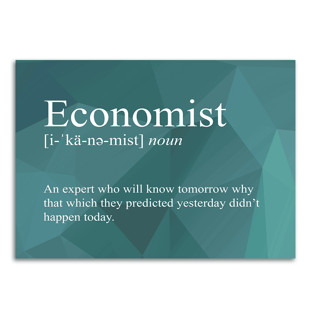 Economist Snarky Definition - Vinyl Sticker – Because Science