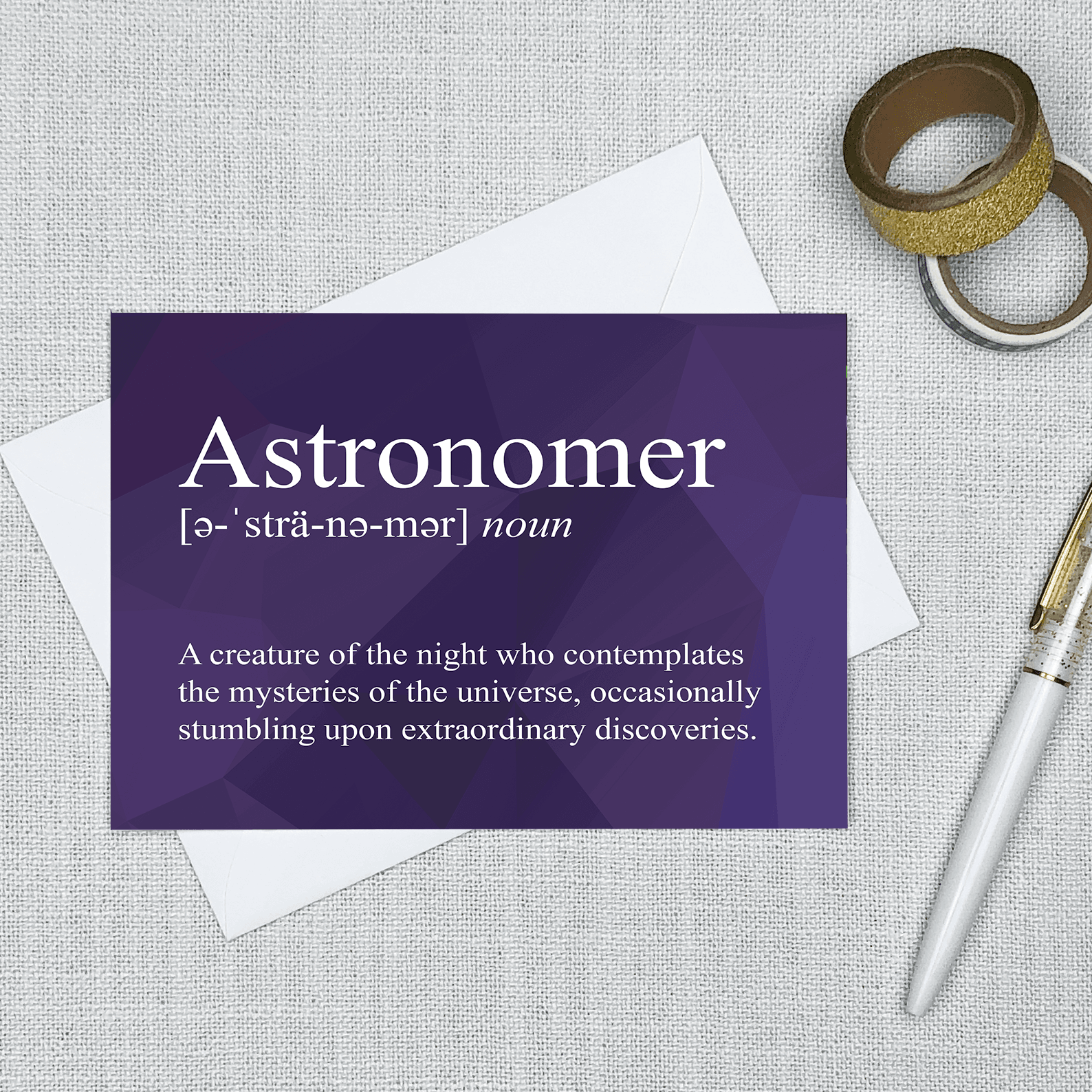 Astronomer Snarky Definition - Greeting Card – Because Science