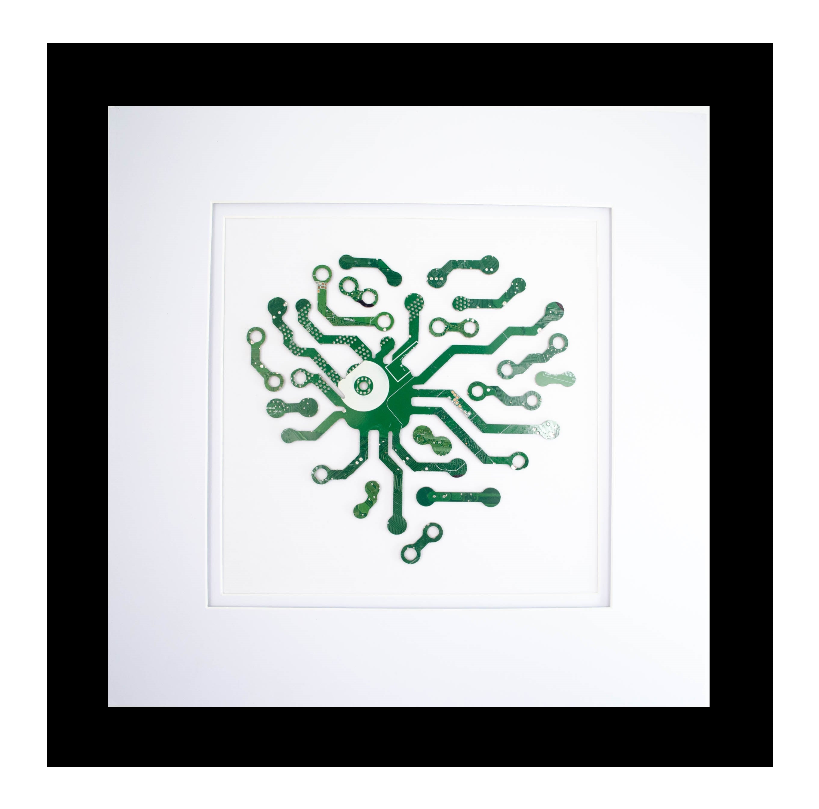 Circuitry Heart Circuit Board Art - 12x12 – Because Science