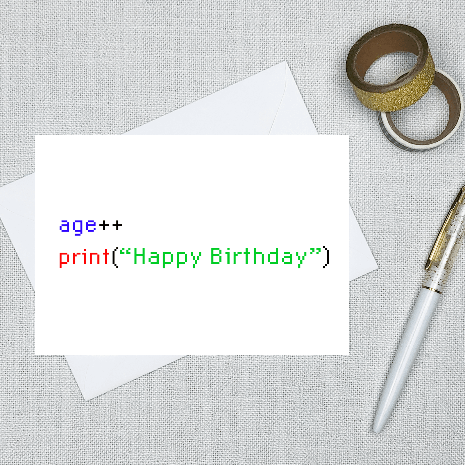 Query Happy Birthday - Greeting Card – Because Science