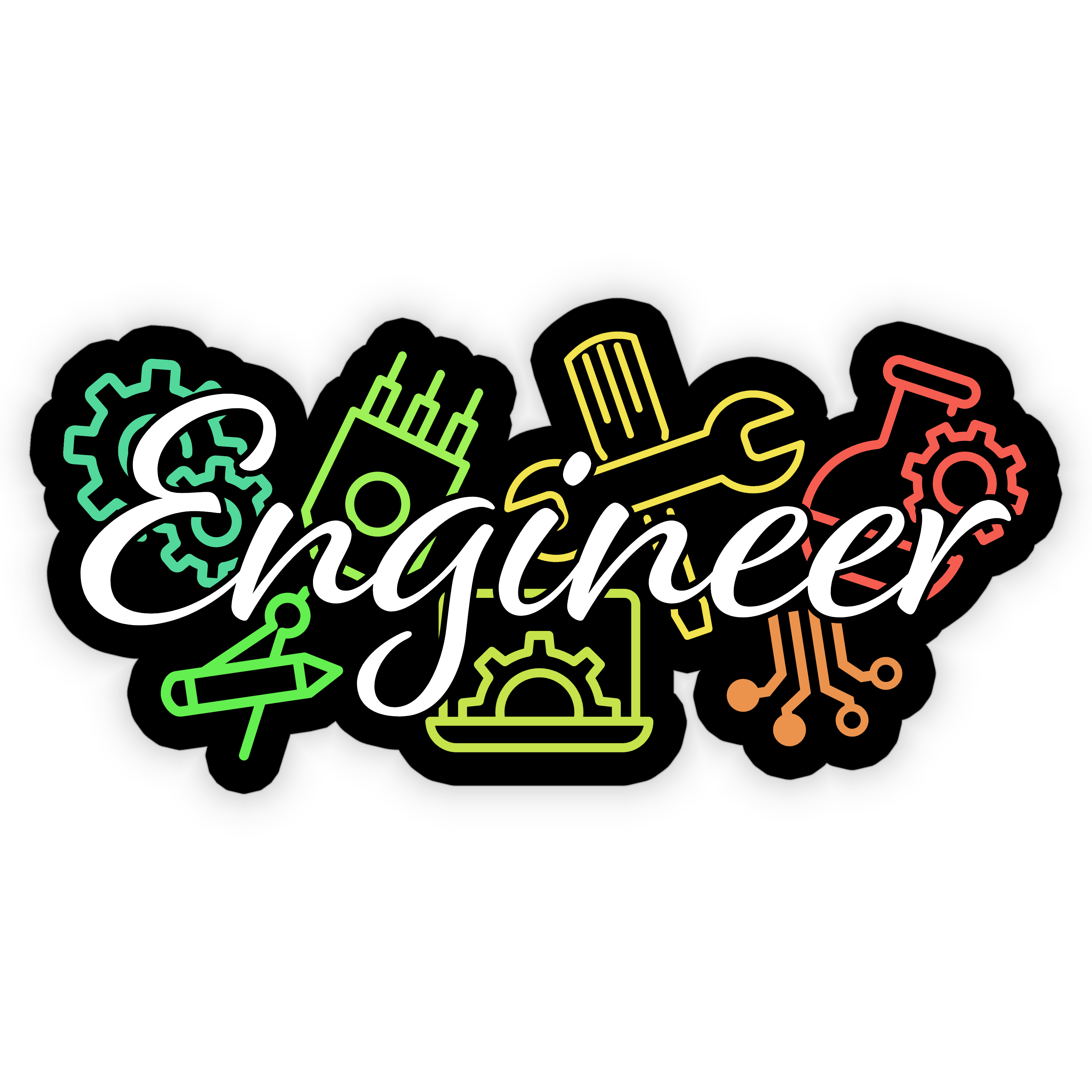 Engineer - Vinyl Sticker – Because Science