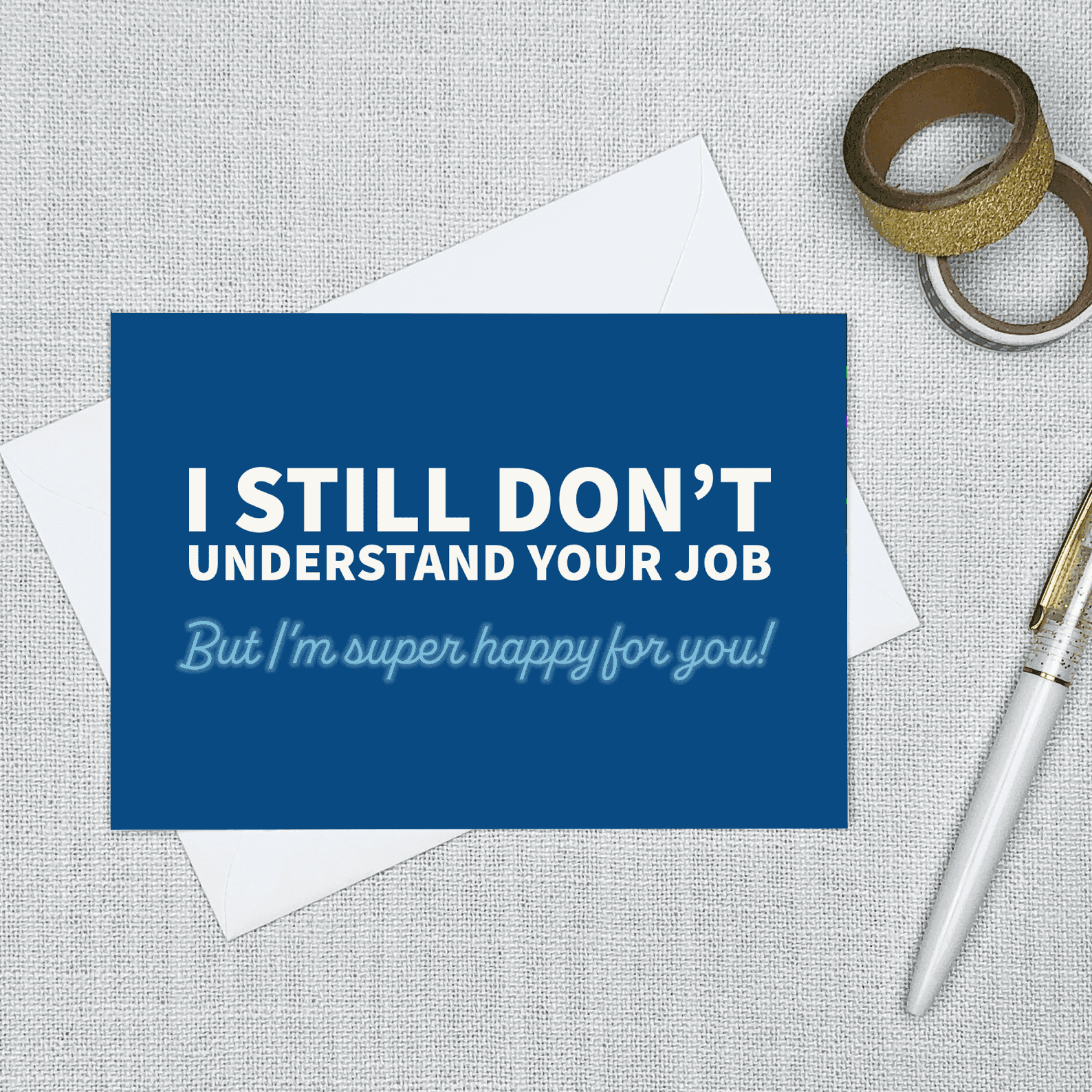 New Job - Congratulations Greeting Card – Because Science