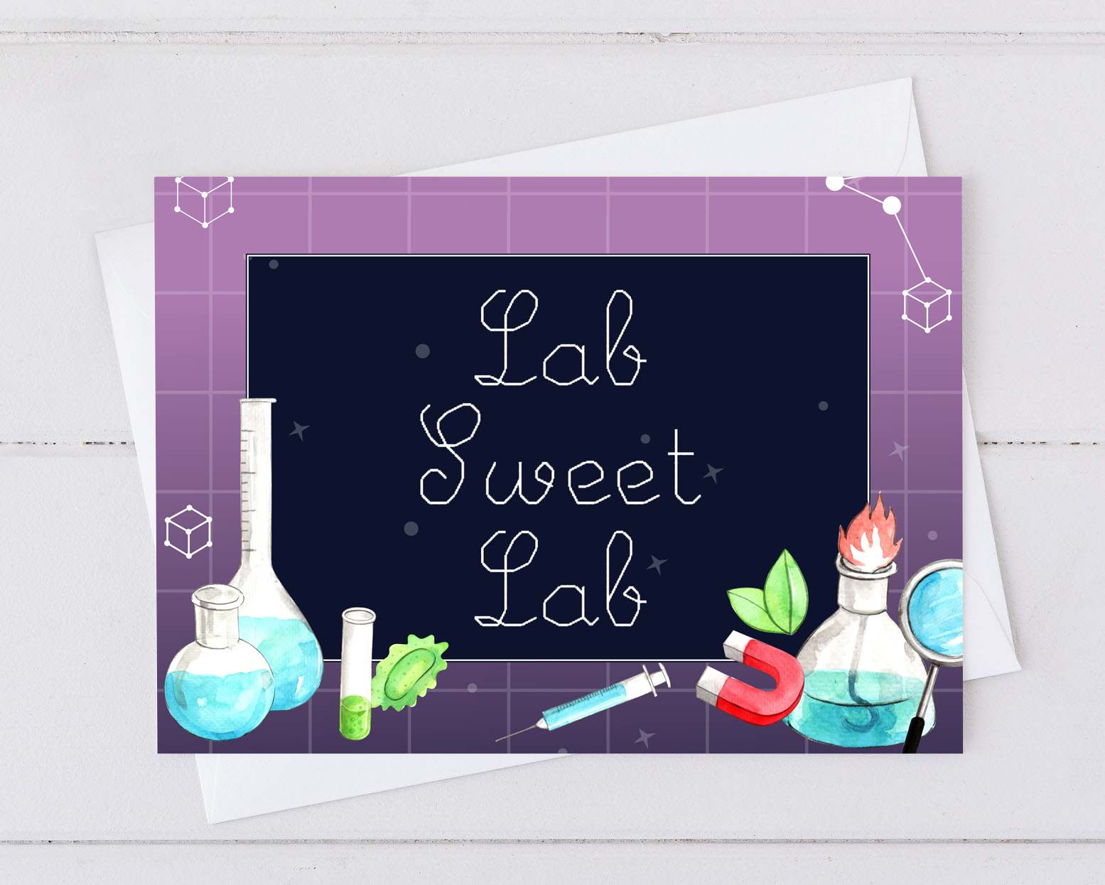Lab Sweet Lab Card - Housewarming Card – Because Science