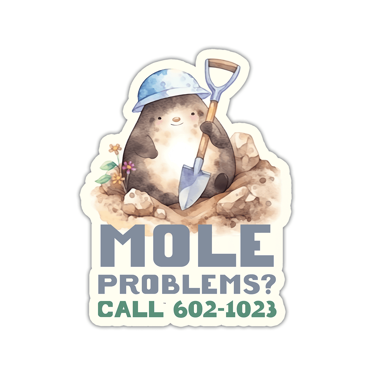 Mole Problems - Vinyl Sticker – Because Science