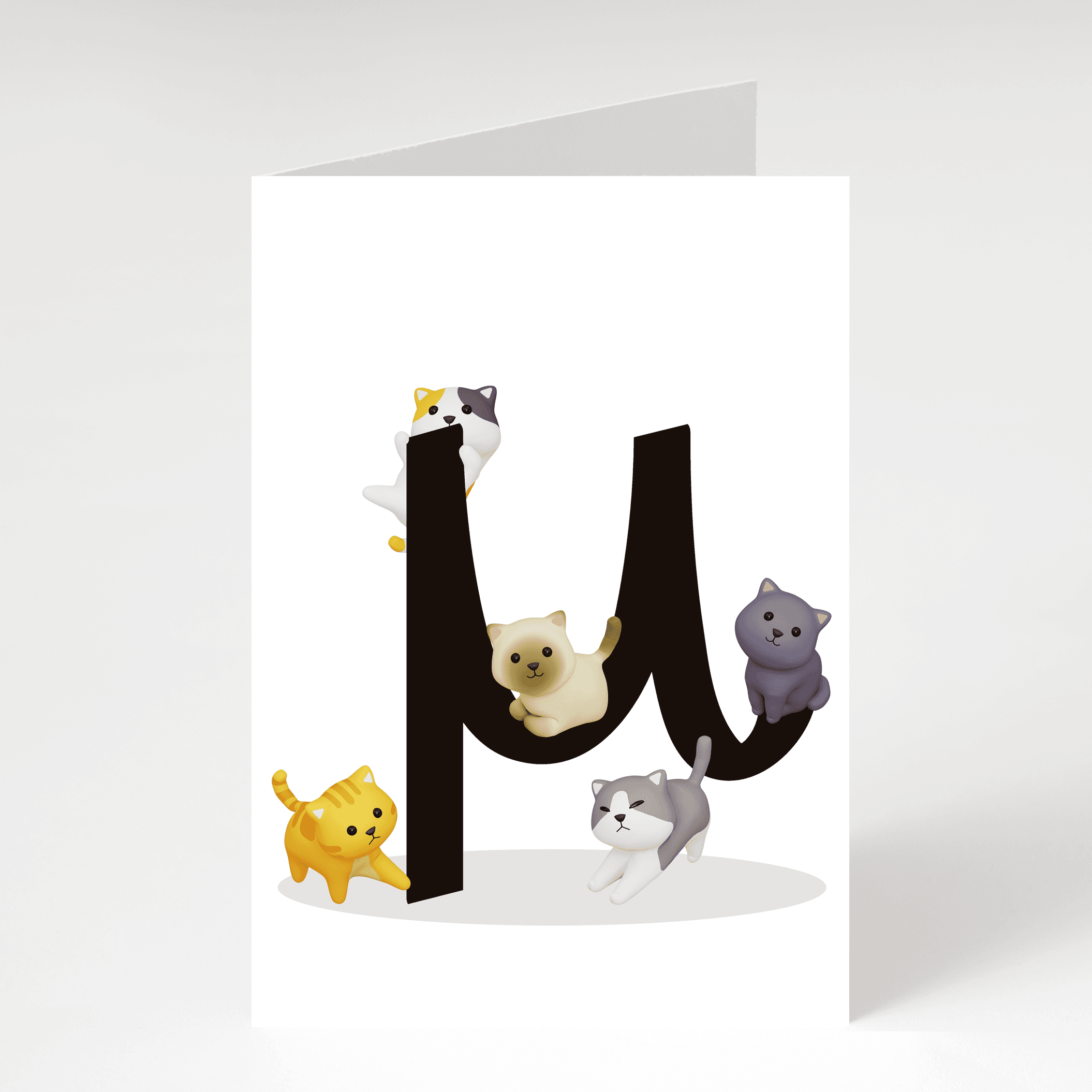 Mu Cats - Blank Greeting Card – Because Science