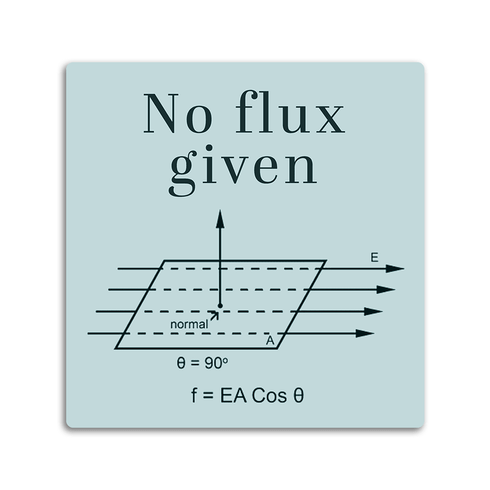 No Flux Given - Vinyl Sticker – Because Science