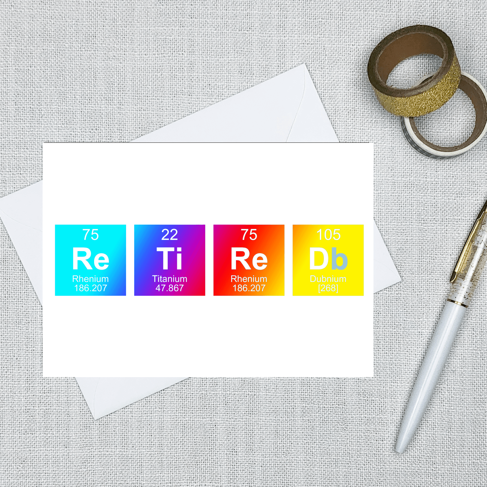 Retired - Periodic Table Retirement Card – Because Science