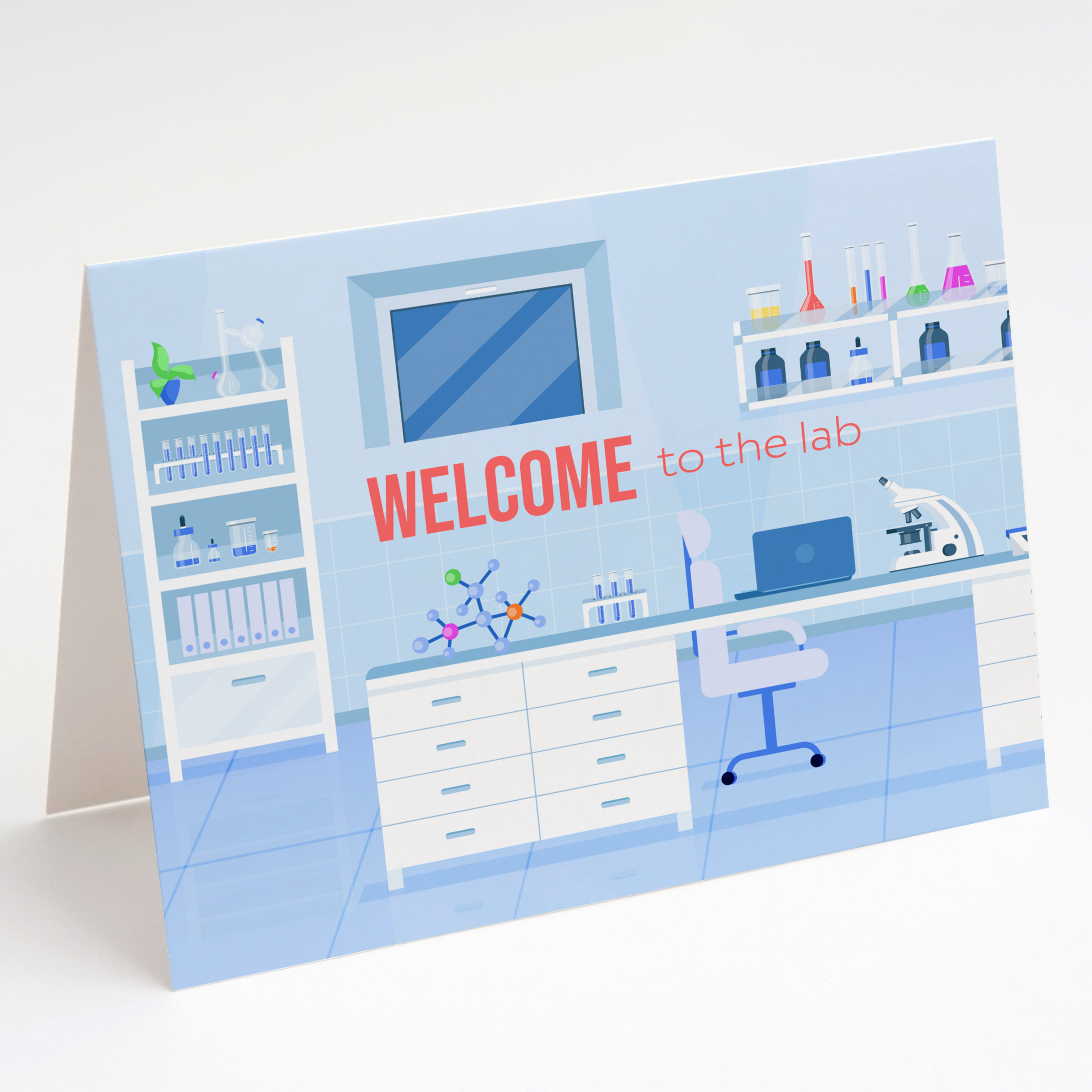 Welcome to the Lab - Greeting Card – Because Science